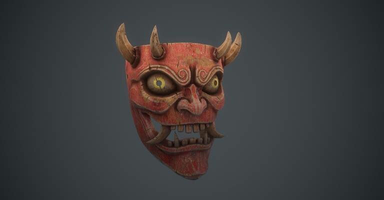 ArtStation - Wooden Mask