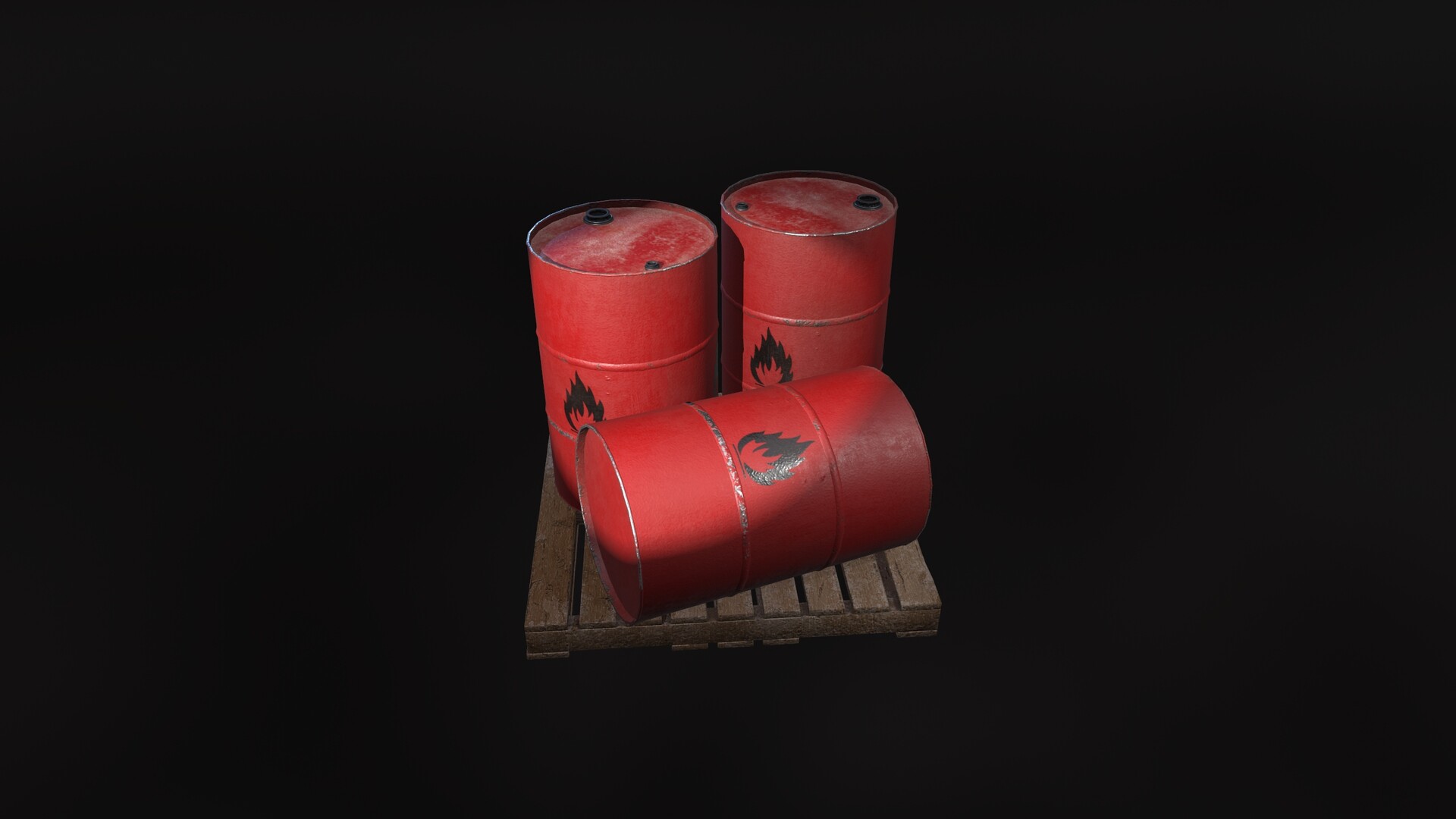 ArtStation - Explosive Barrels
