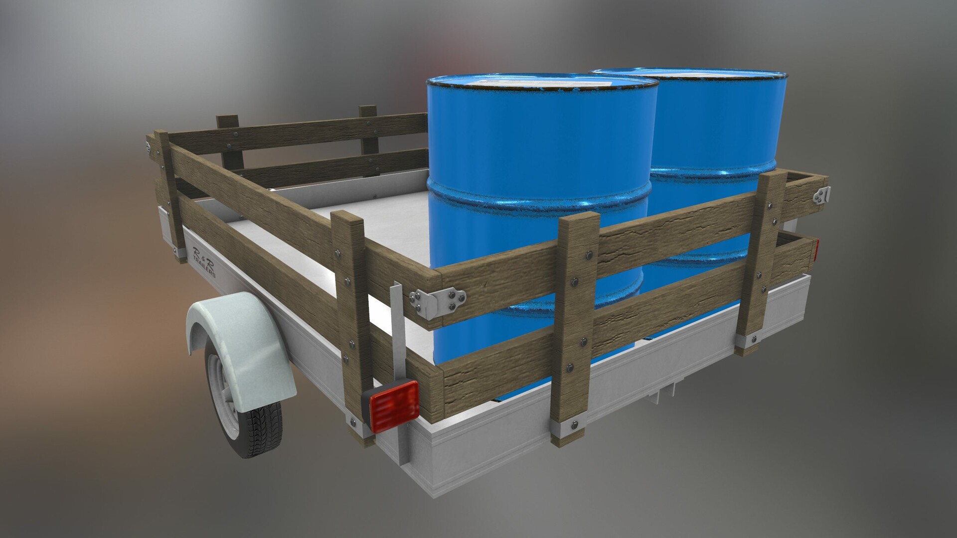 ArtStation - Trailer modeling and texturing