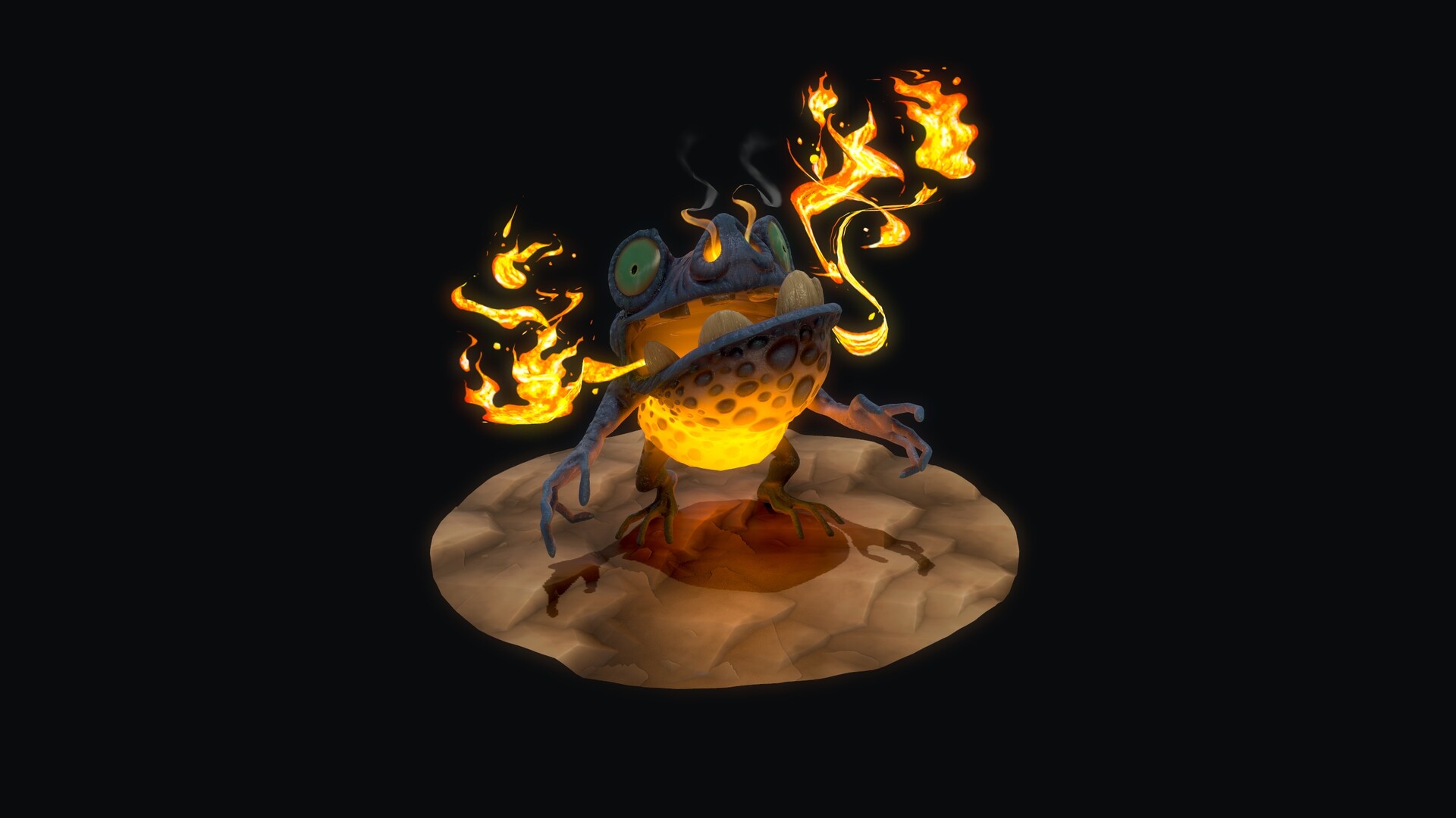 ArtStation - Fire Frog / Ignis Ranae