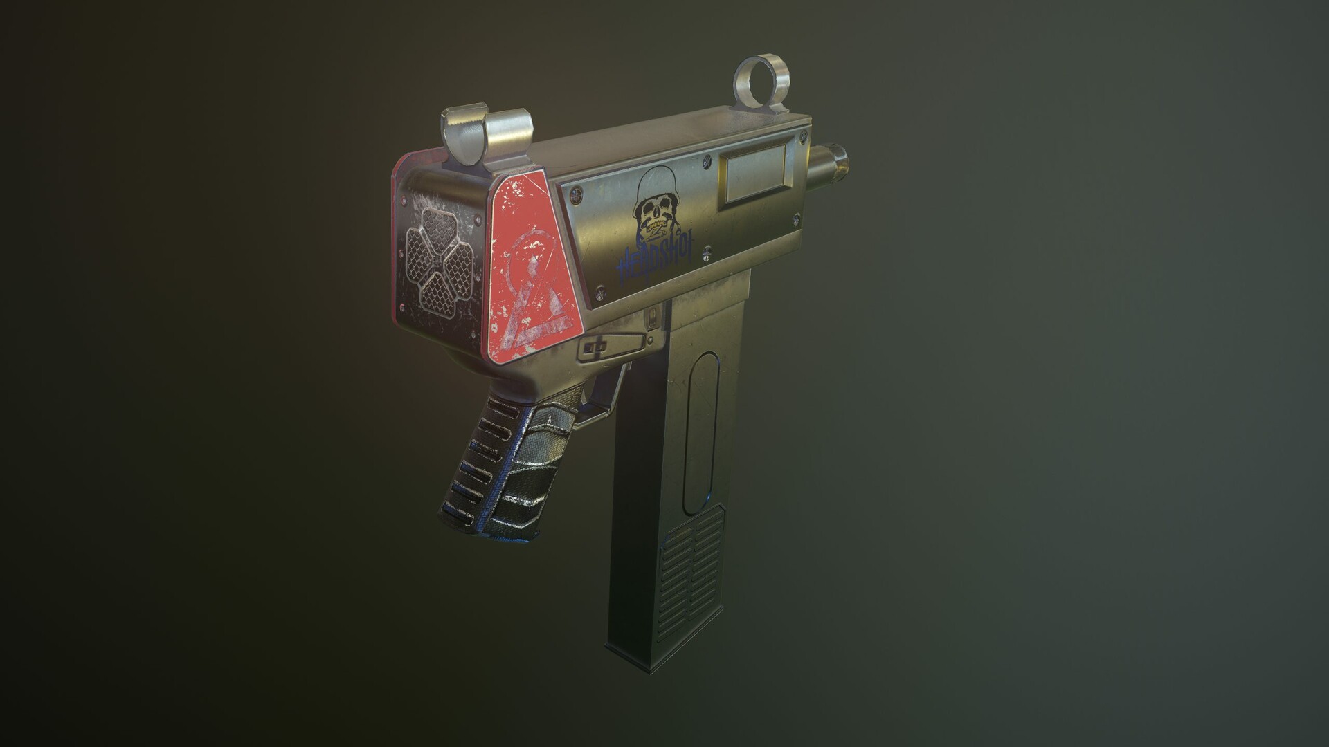 ArtStation - Uzi Gun Practice