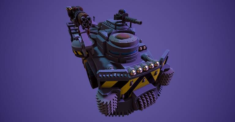 ArtStation - Warhammer 40,000 - Goliath Rockgrinder