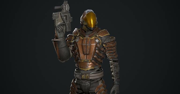 ArtStation - SPACEMAN (Realtime Game Character)