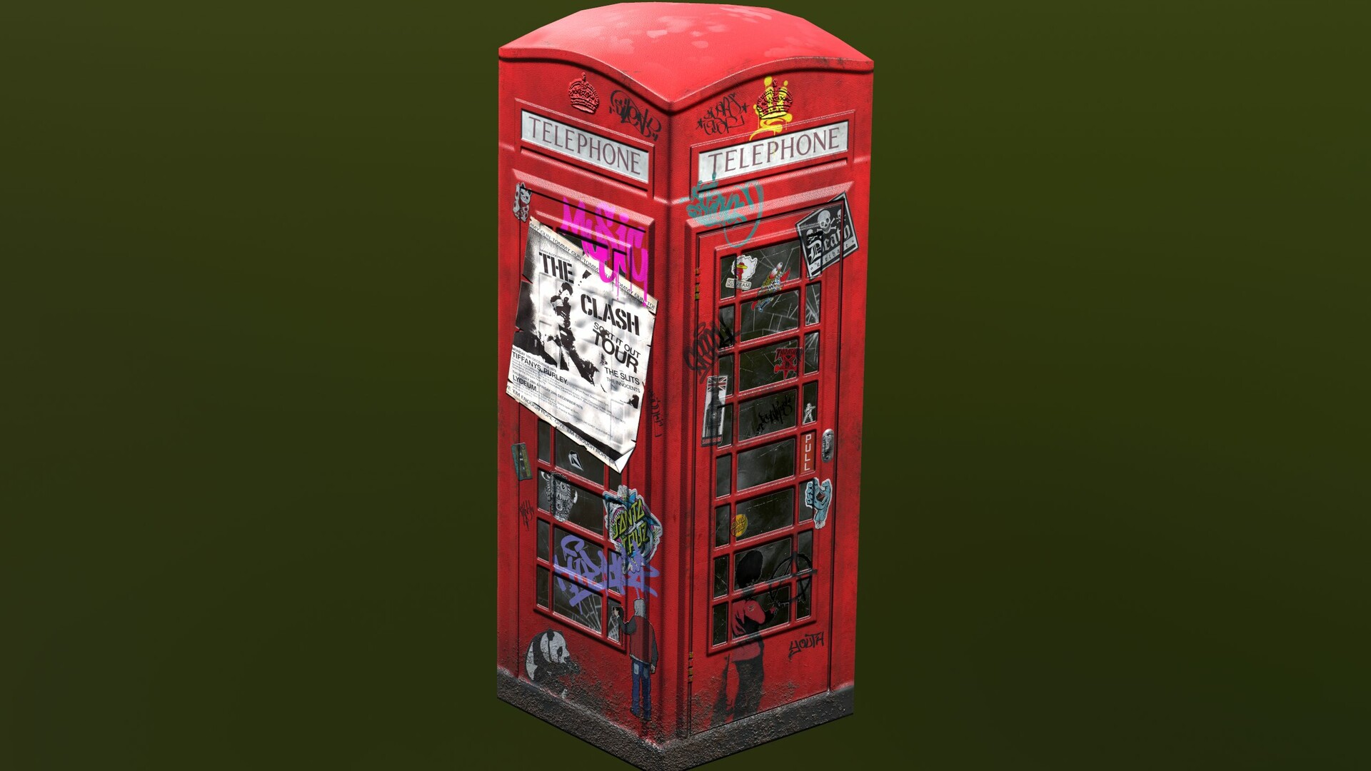 ArtStation - Red Telephone Box