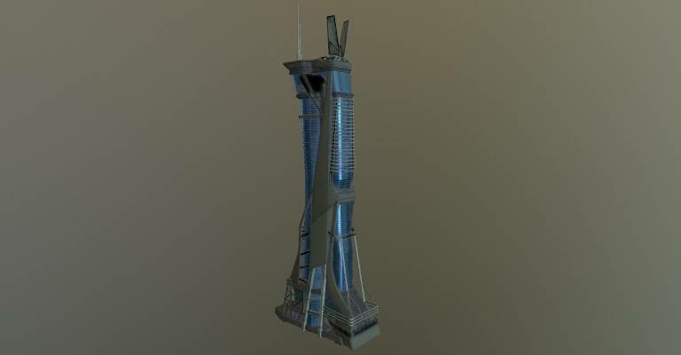 ArtStation - Kitbash Utopia texturing house 9