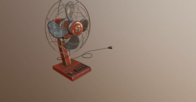ArtStation - Desk Fan