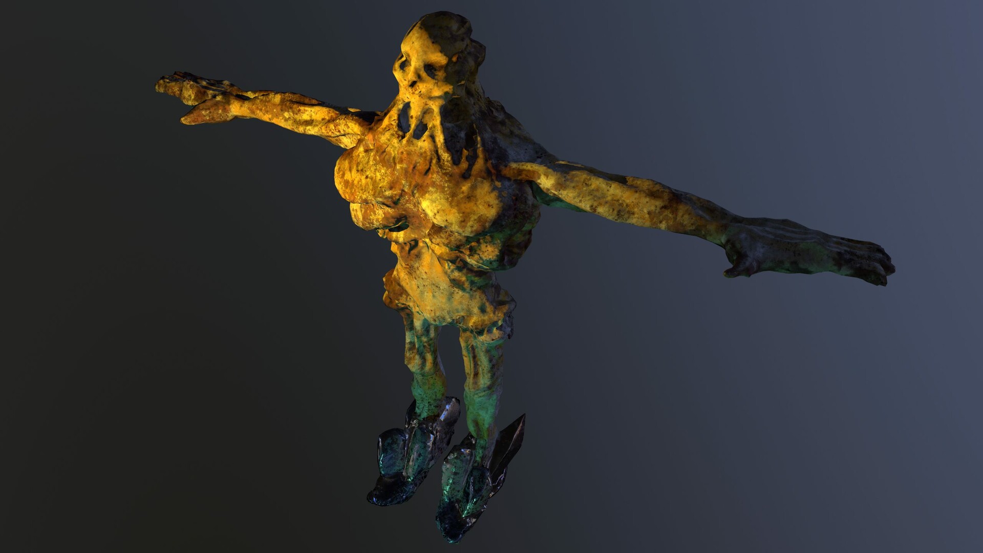 ArtStation - Crystal Cave Golem Defender