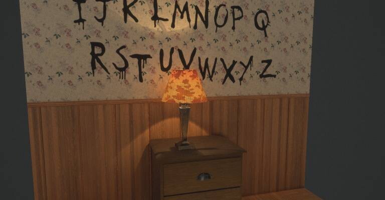 ArtStation - Projet Props Stranger things