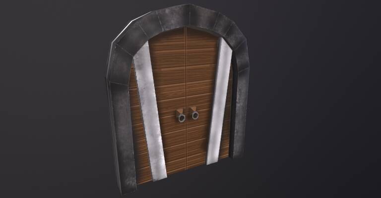 ArtStation - 3d Modelled Door Hand Painted 30041145
