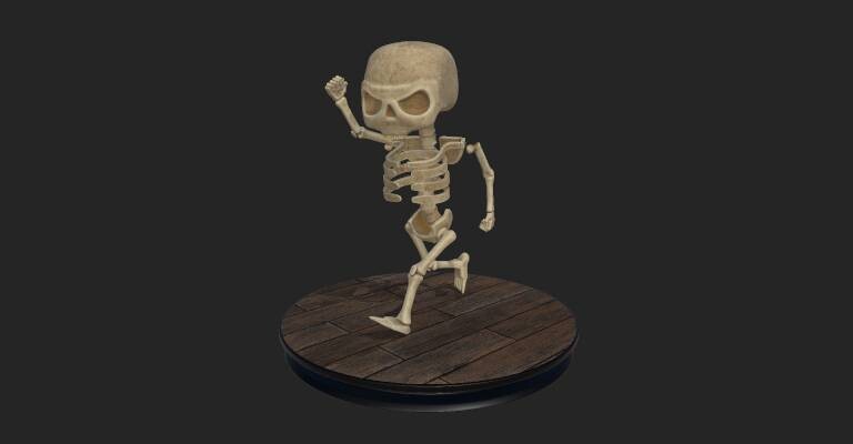 ArtStation - Skeleton cartoon