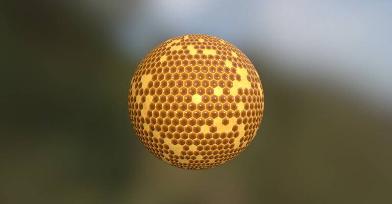 ArtStation - Honeycomb Texture