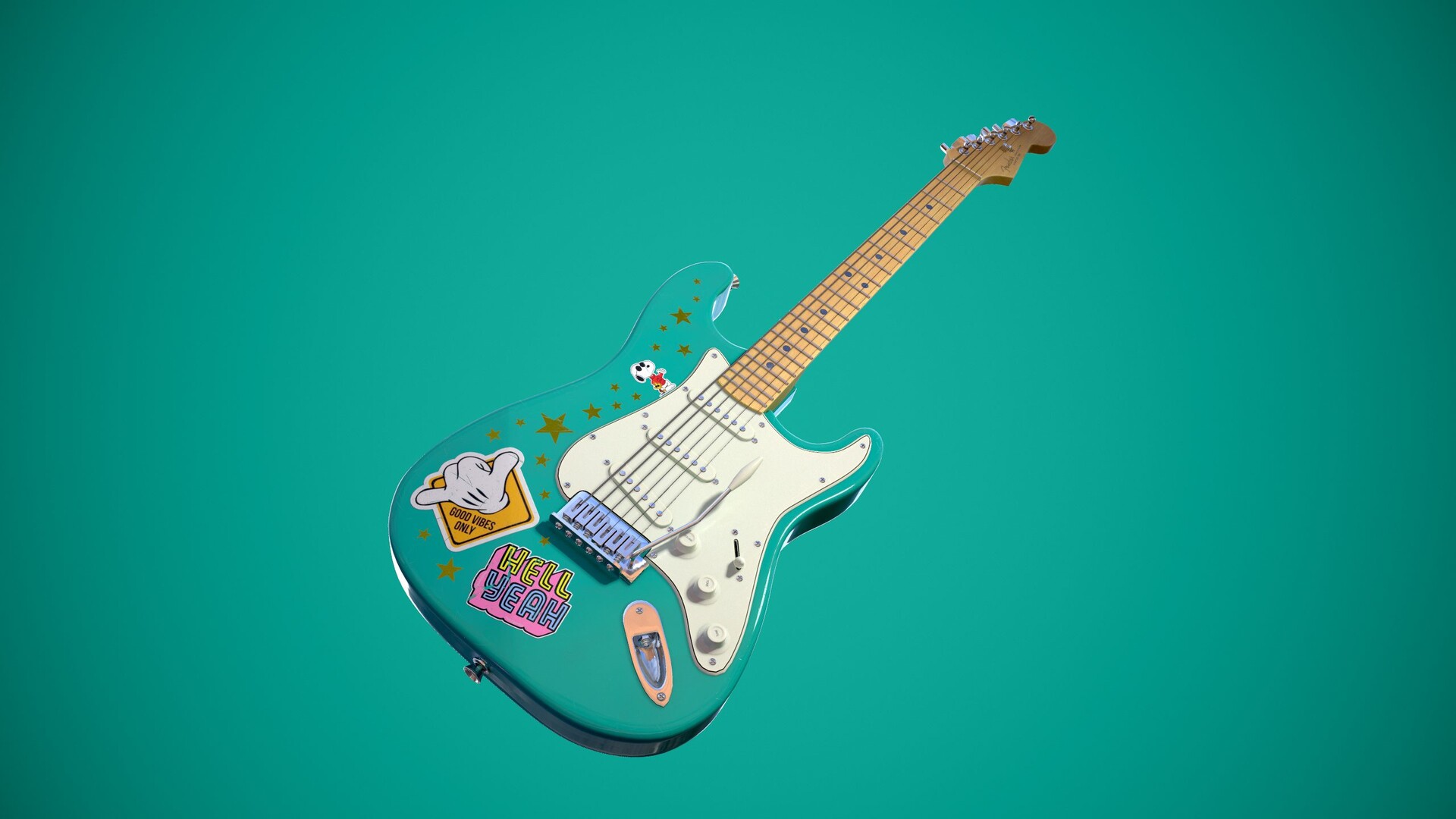 ArtStation - Fender Stratocaster
