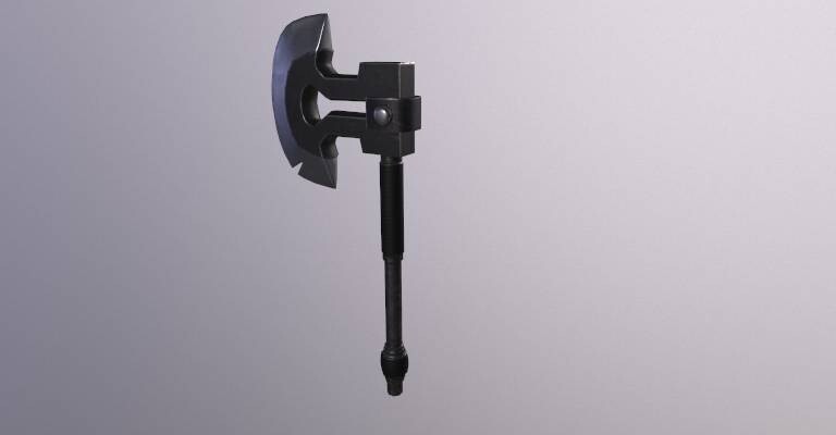 ArtStation - low poly axe