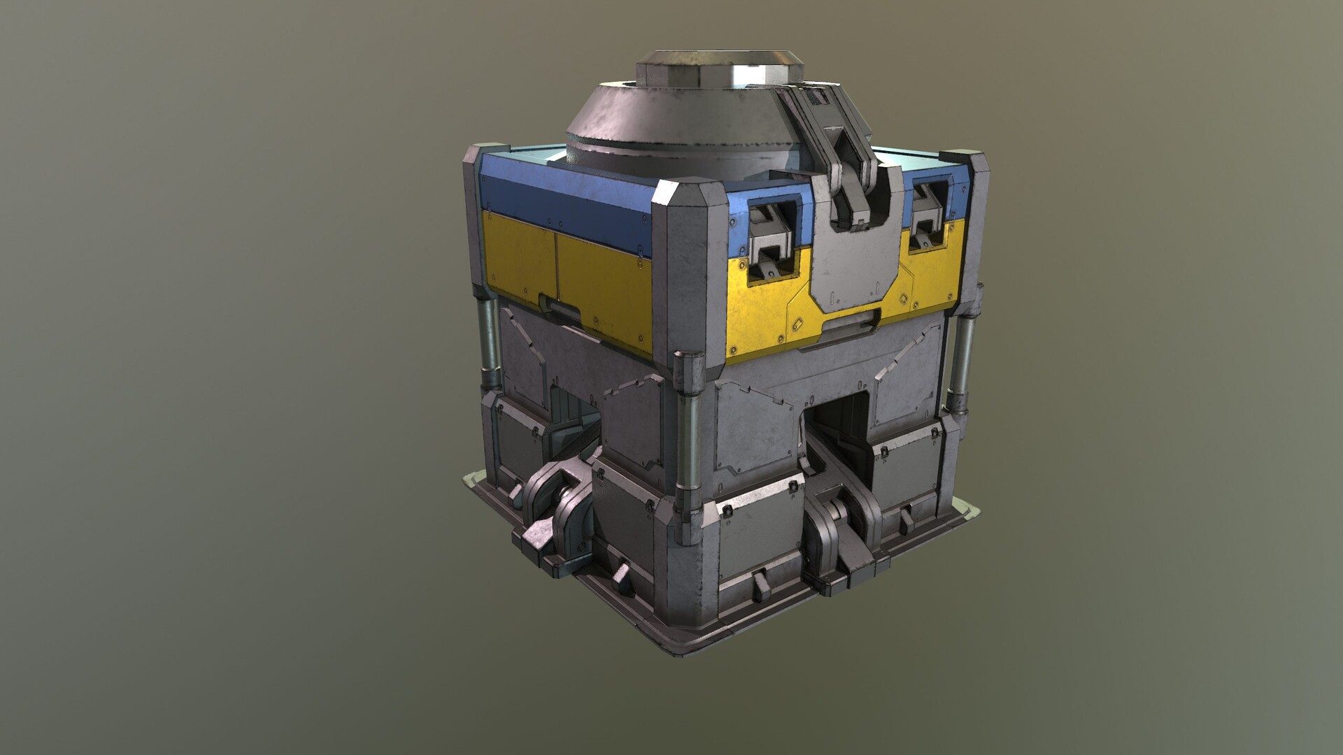 ArtStation - Gears 5 Crate, Technocube, Project