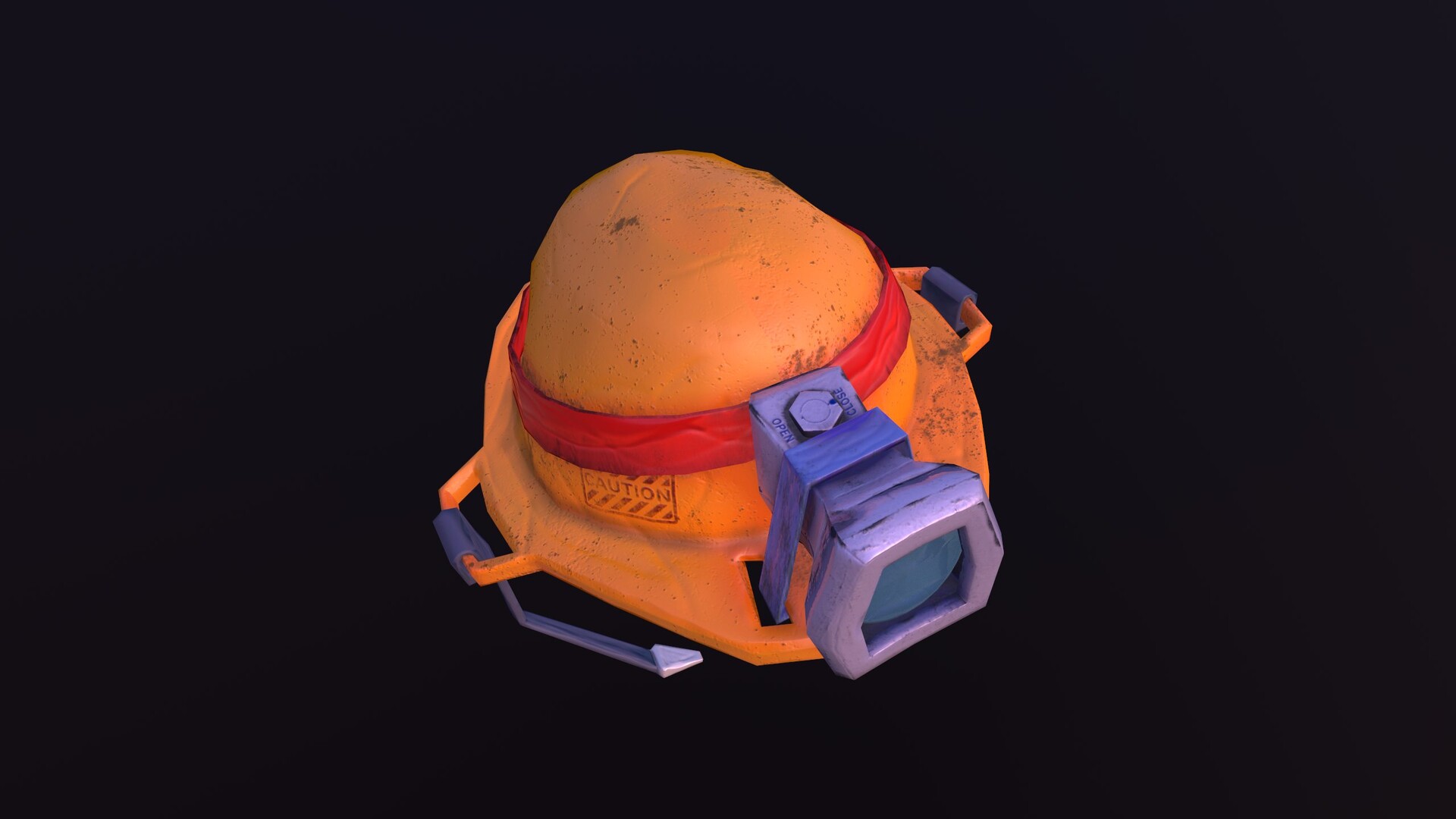 ArtStation - Stylised Miner Hat