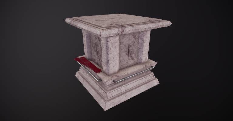 ArtStation - Stone Column (Game Asset) (Darksiders)