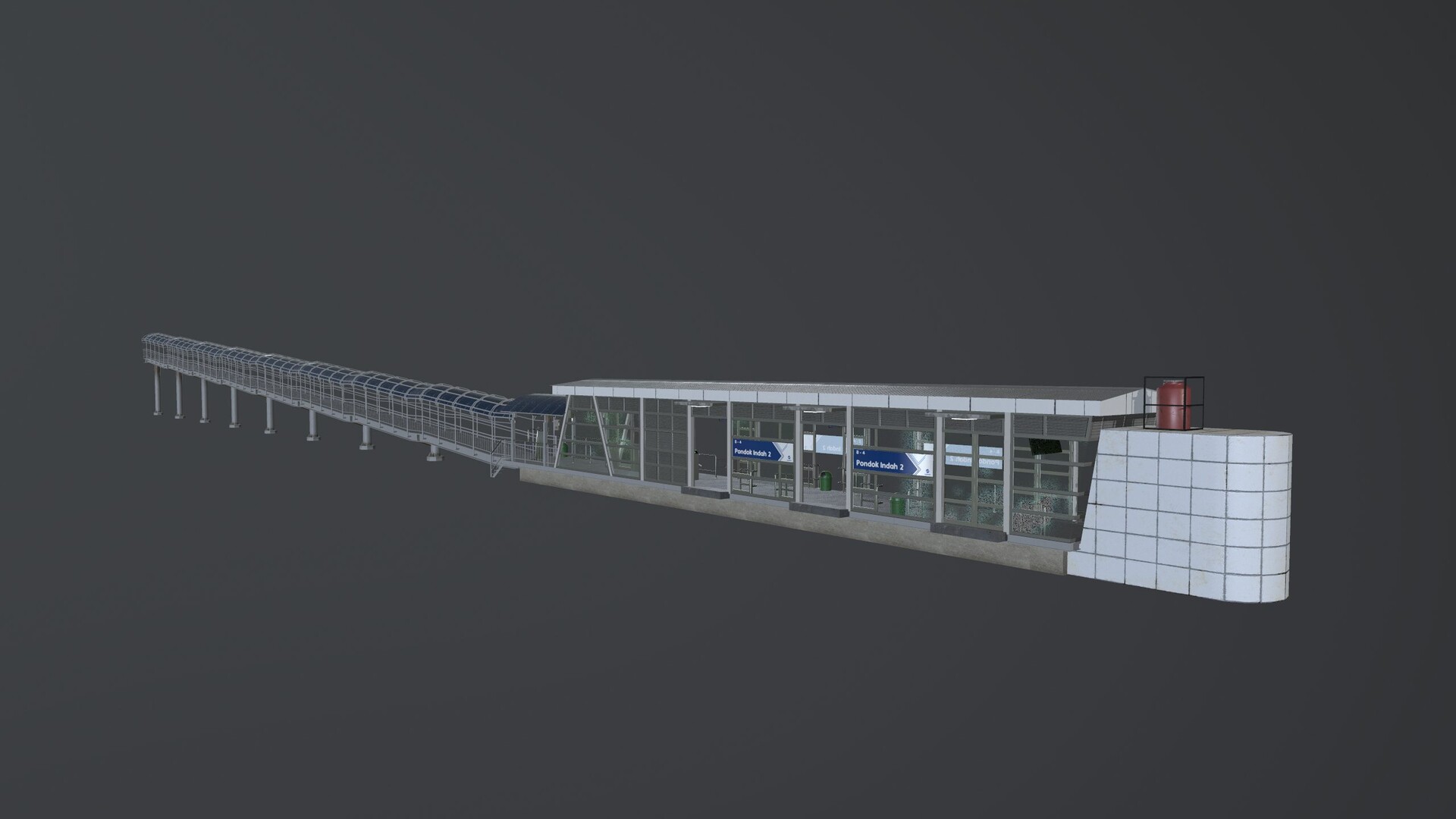 ArtStation - Bus Terminal