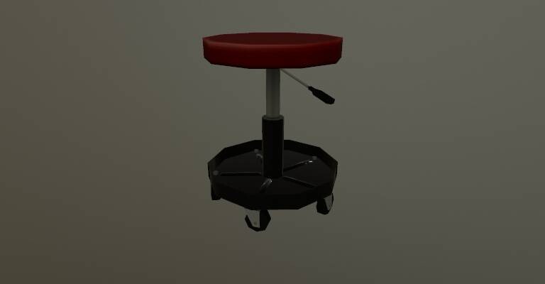 ArtStation - Round Stool