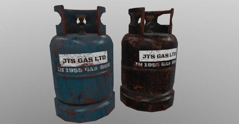 ArtStation - Gas Cylinder_8KG