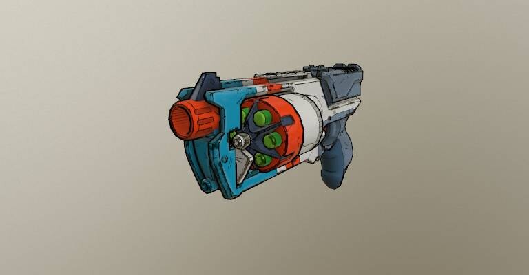 ArtStation - nerf blaster