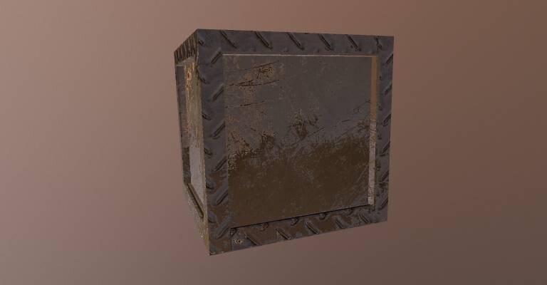 ArtStation - Metal Crate