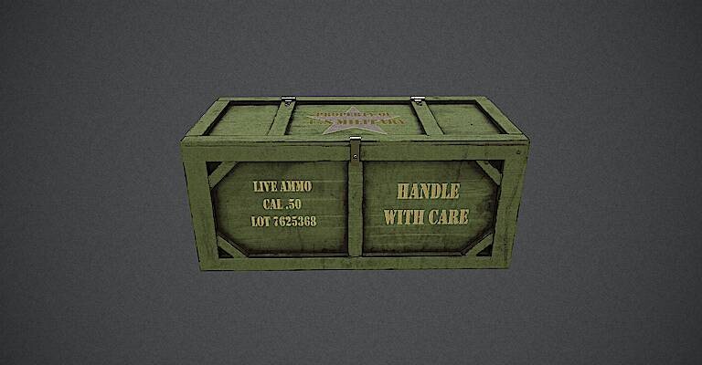 ArtStation - Military Crate