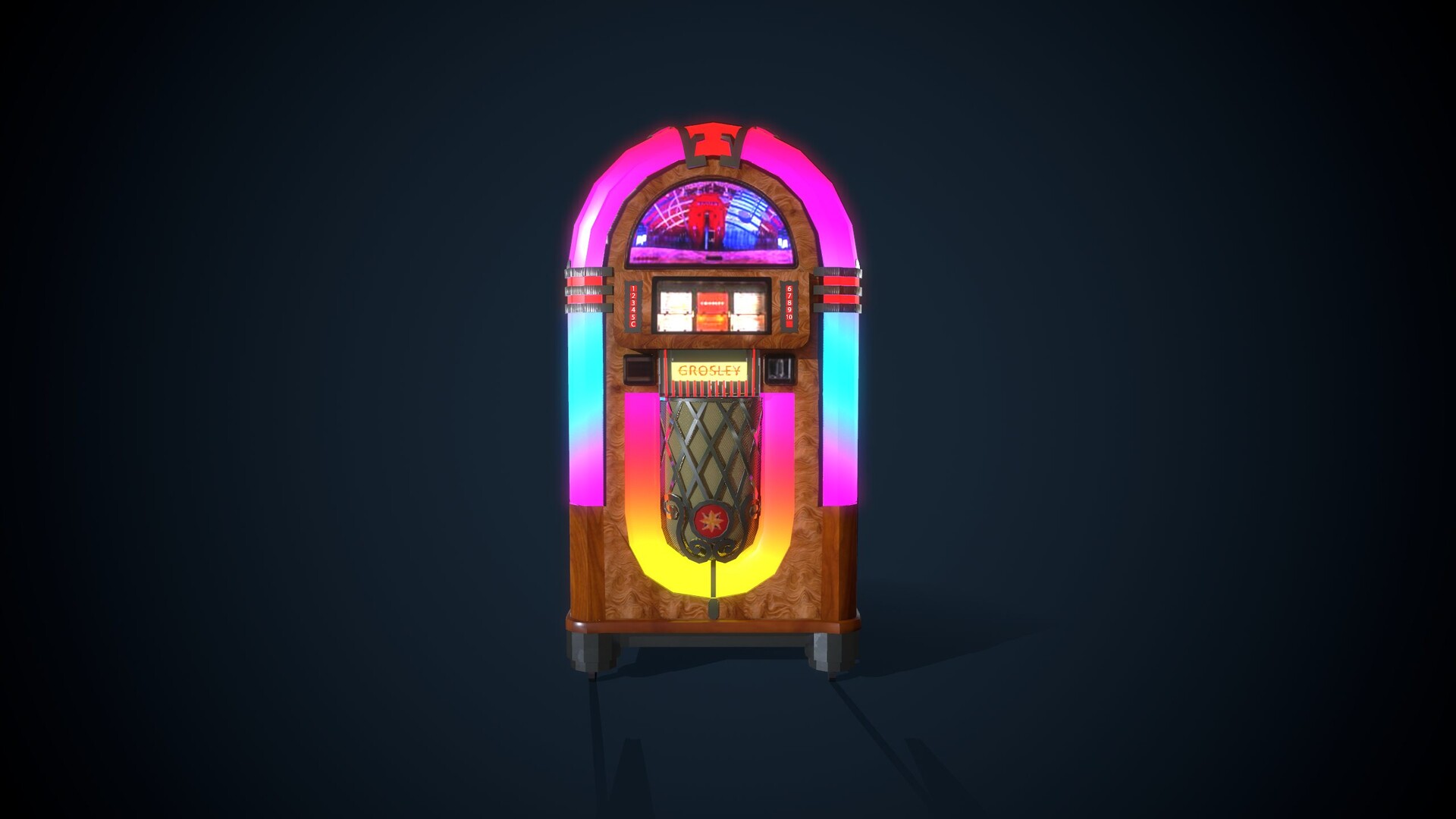 ArtStation - juke box