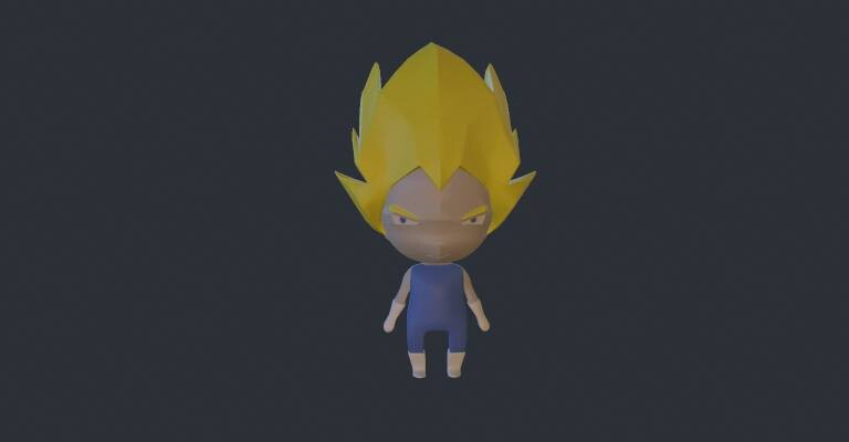 ArtStation - Vegeta Chibi