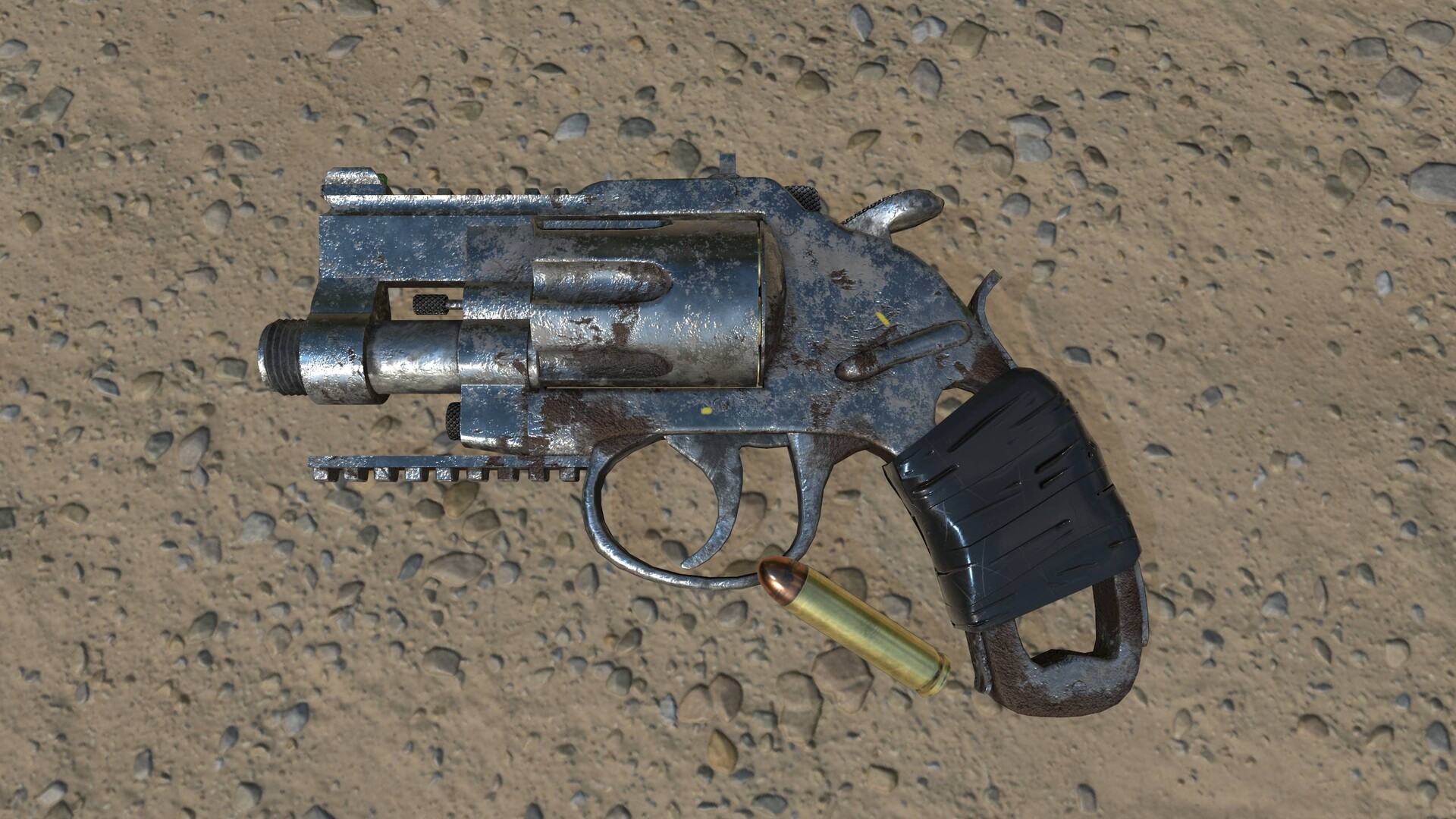 ArtStation - Scrap Revolver 3D