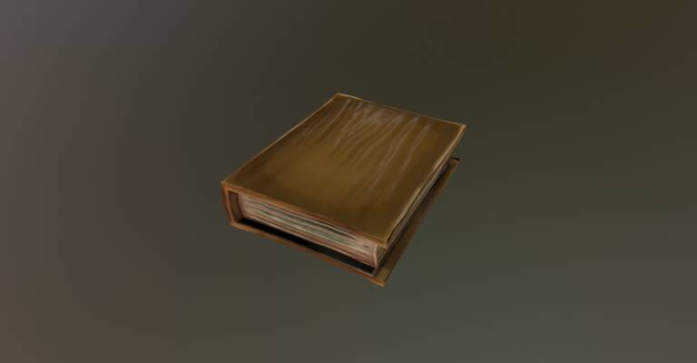 ArtStation - Weathered Book