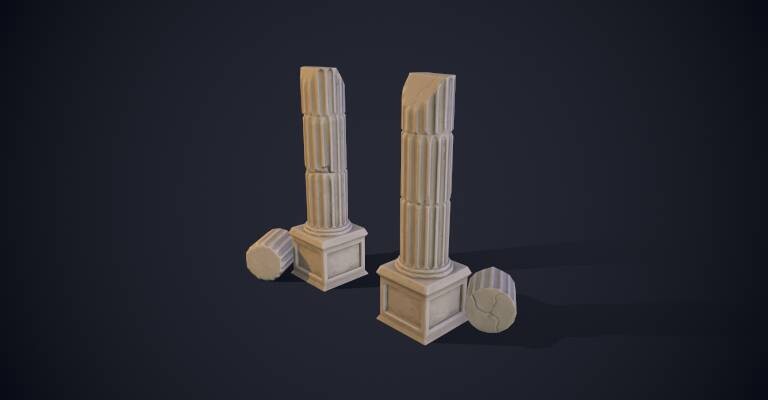 ArtStation - Roman pillar