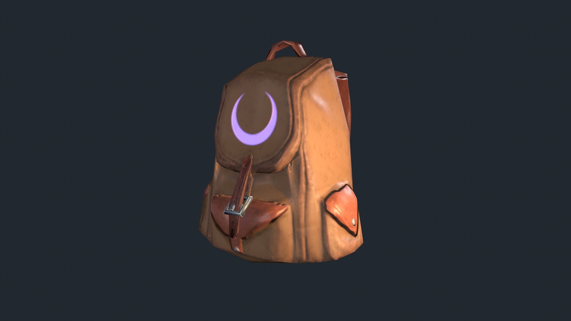 ArtStation - Wizard's Stylized Backpack