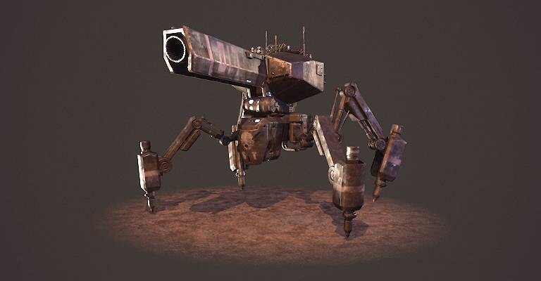 ArtStation - Spider Tank