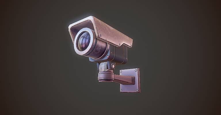 ArtStation - Stylized Surveillance Camera