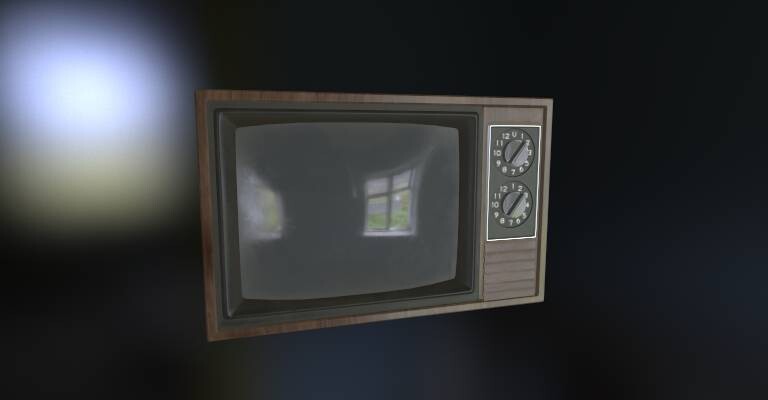 ArtStation - Old Retro TV