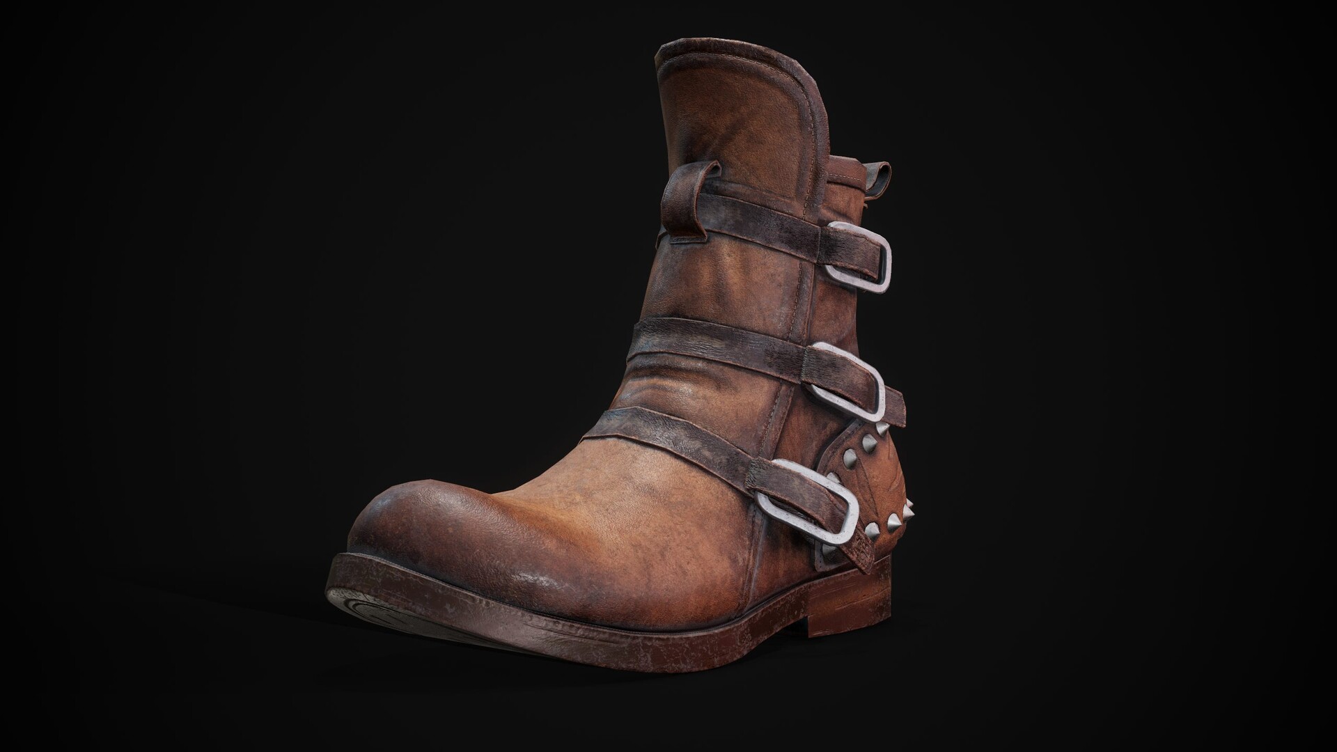 ArtStation - Men Leather Shoes