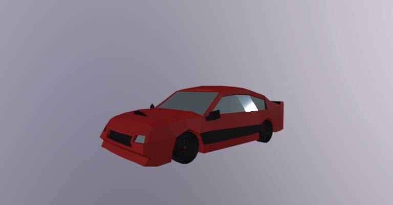ArtStation - Low Poly Car