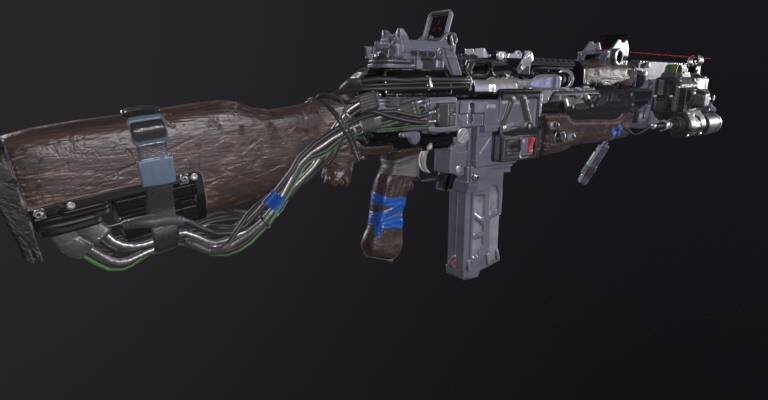 ArtStation - Texture assault rifle