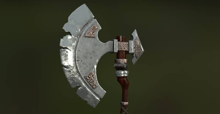 ArtStation - Battle Axe