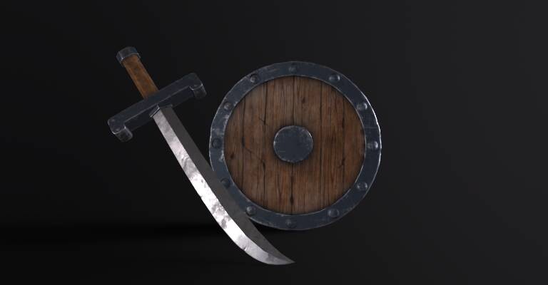 ArtStation - Shieid&Sword