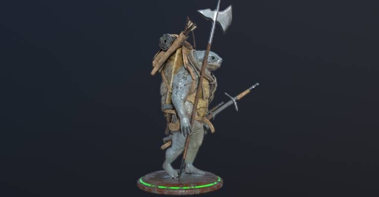 ArtStation - Tortle Ranger (D&D Character)