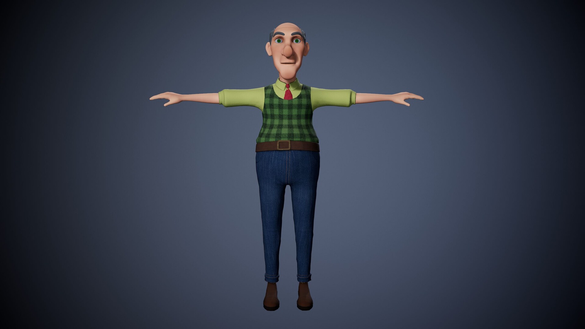 ArtStation - DAD - Character for TECH - 3D Animated Short Film
