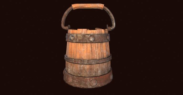 ArtStation - Game Prop: PBR Bucket