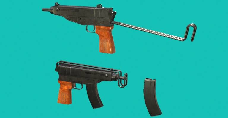 ArtStation - VZ61 aka Scorpion aka Klobb Gun Model