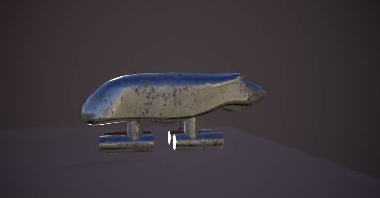 ArtStation - 3D Hover Vehicle - Alex Hind