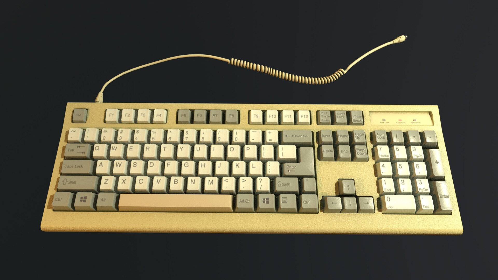 ArtStation - Classic Mechanical keyboard