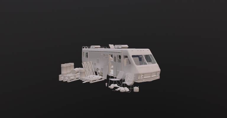 ArtStation - Fleetwood Bounder RV 1986 - Breaking Bad