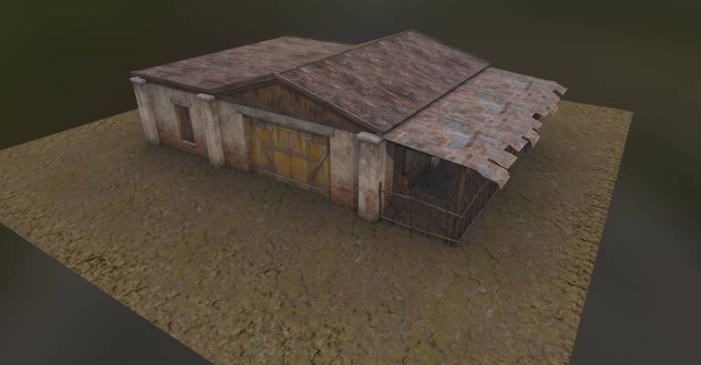ArtStation - cars barn
