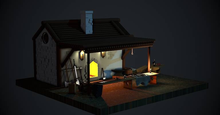 ArtStation - House of the Blacksmith