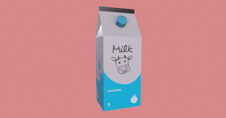 ArtStation - Milk Box
